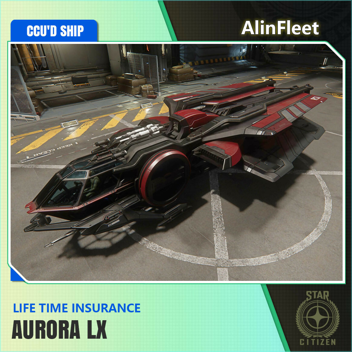 Space-Foundry.com: Aurora LX - LTI Insurance - CCU'd Ship