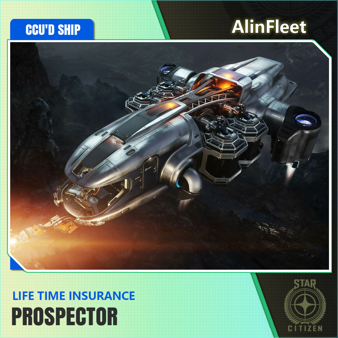 Space-Foundry.com: Prospector - LTI Insurance - CCU'd Ship