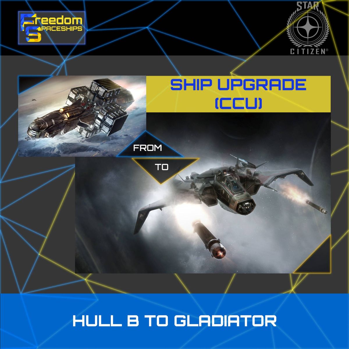 Space-Foundry.com: Upgrade - Hull B to Gladiator