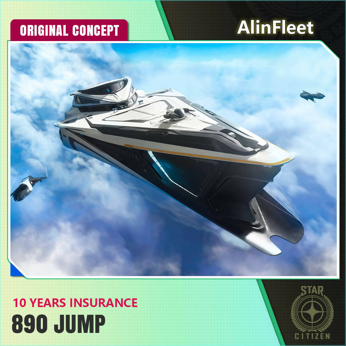 Space-Foundry.com: 890 Jump - 10 Years Insurance