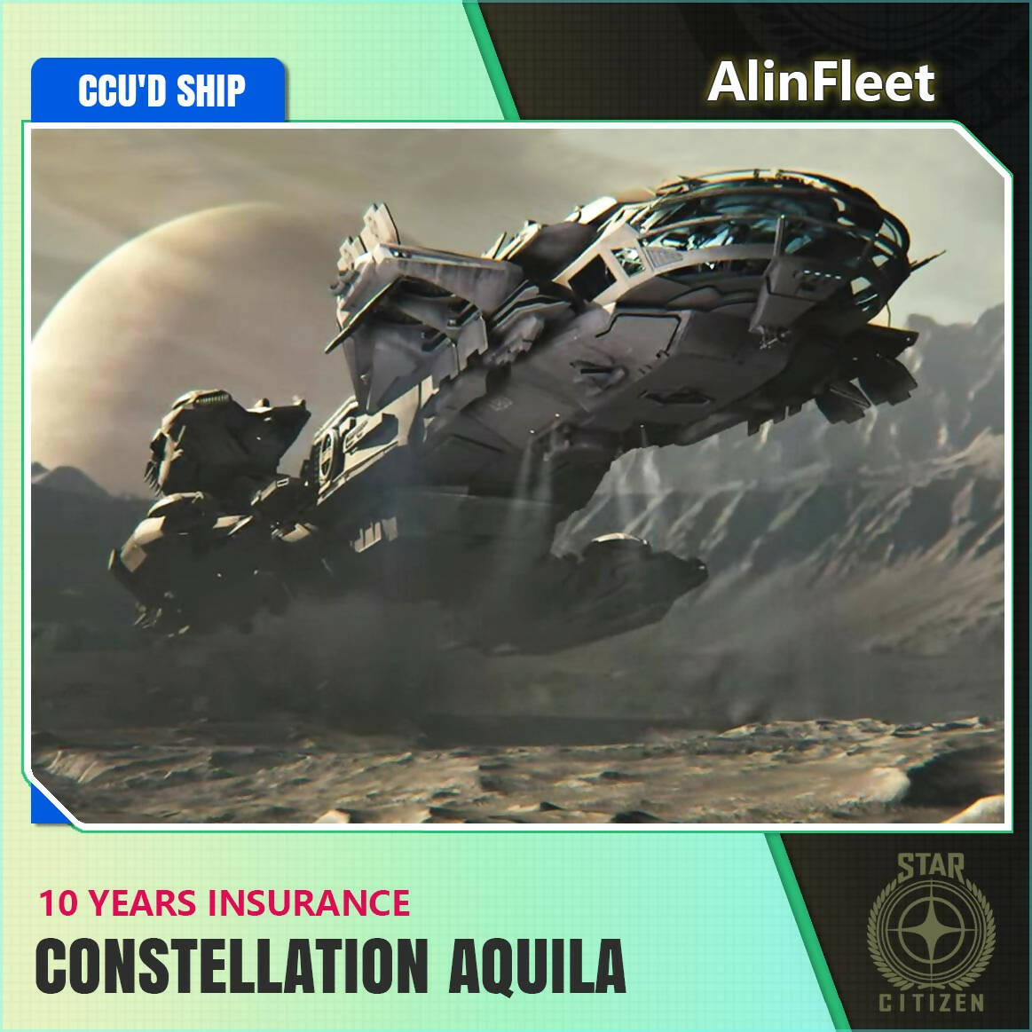 Space-Foundry.com: Constellation Aquila - 10 Years Insurance - CCU'd Ship