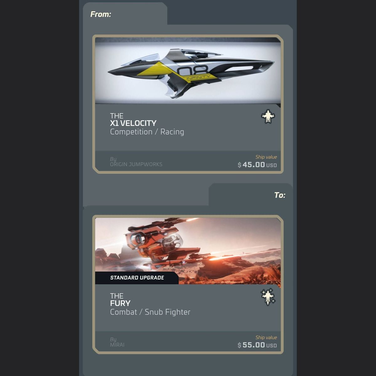 Space-Foundry.com: X1 Velocity to Fury