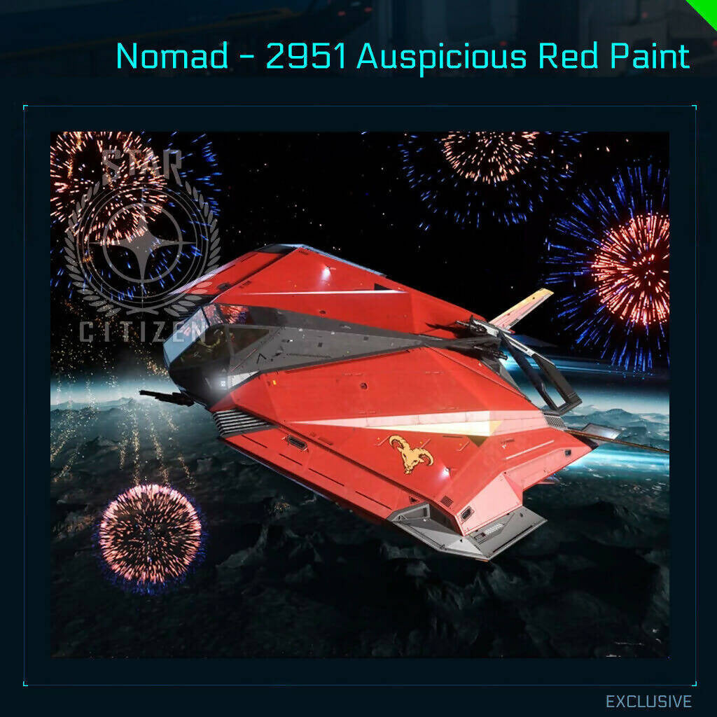 Space-Foundry.com: NOMAD - 2951 AUSPICIOUS RED PAINT