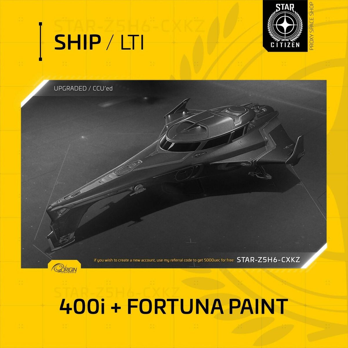 Space-Foundry.com: Origin 400i + Fortuna Paint - LTI - (Lifetime ...