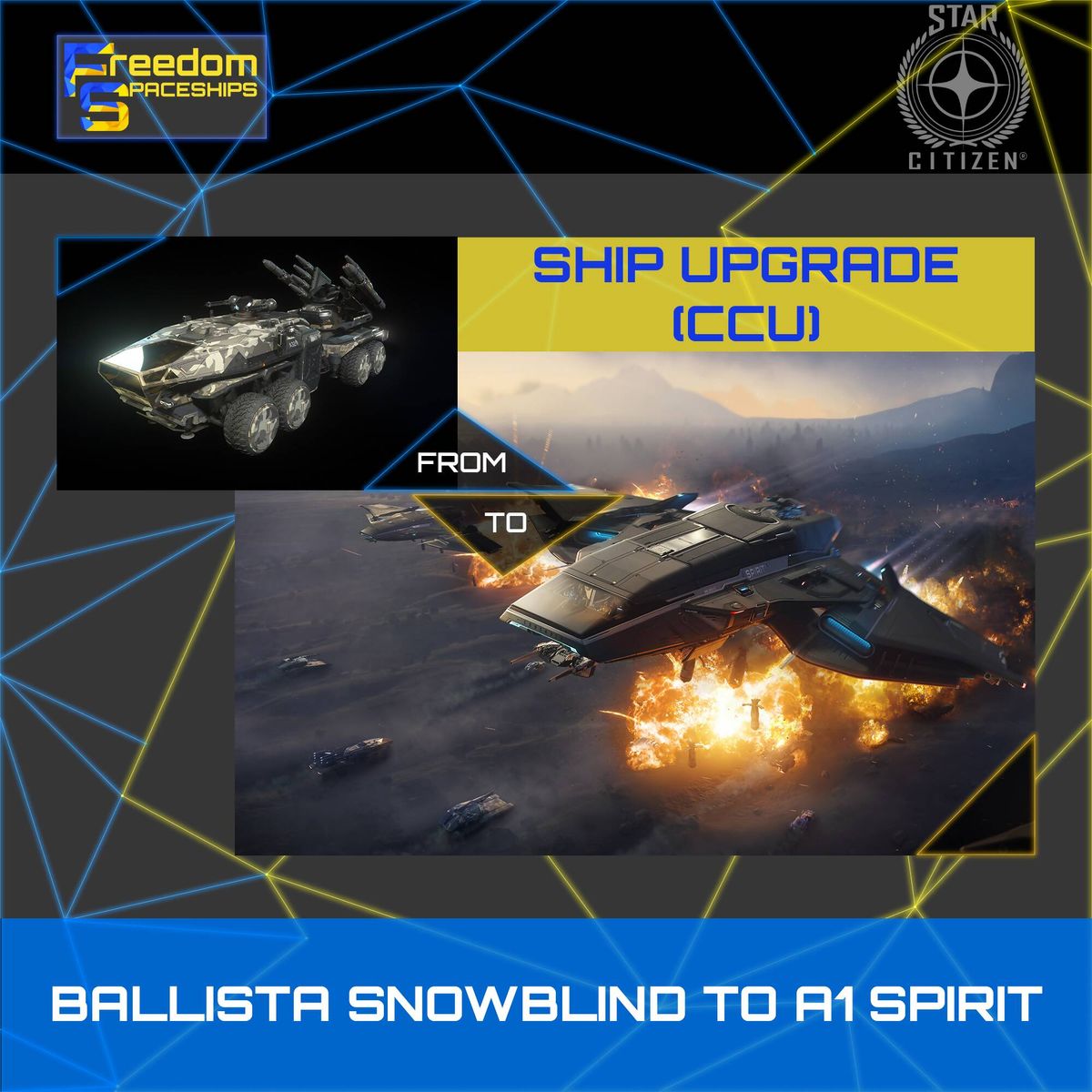 Space-Foundry.com: Upgrade - Ballista Snowblind to A1 Spirit