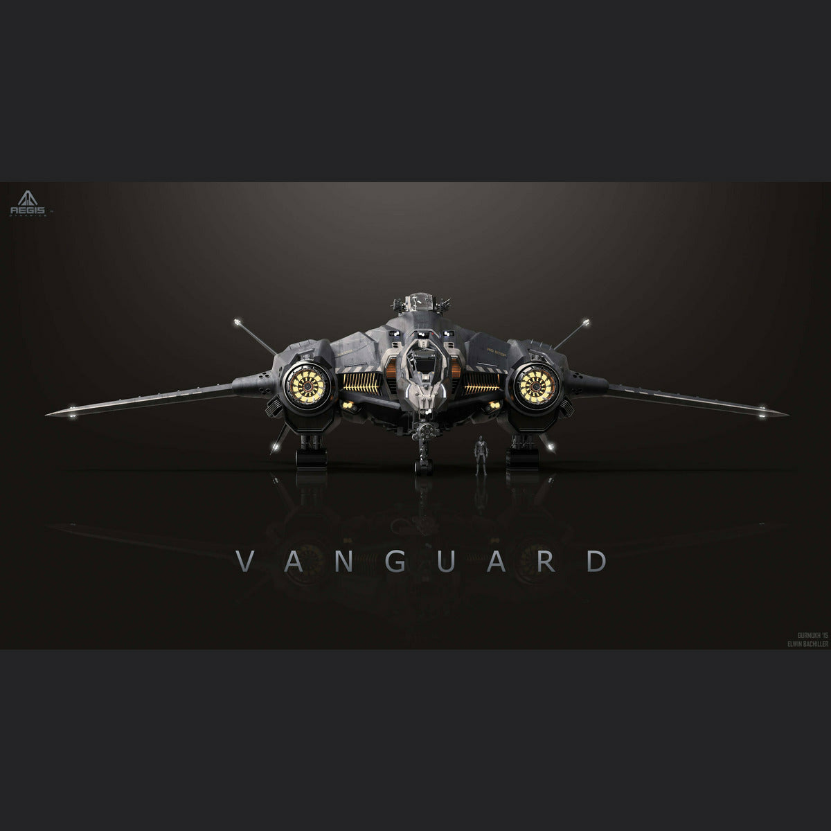 Space-Foundry.com: Vanguard Warden OC Pack LTI w/ Takuetsu Vanguard model,