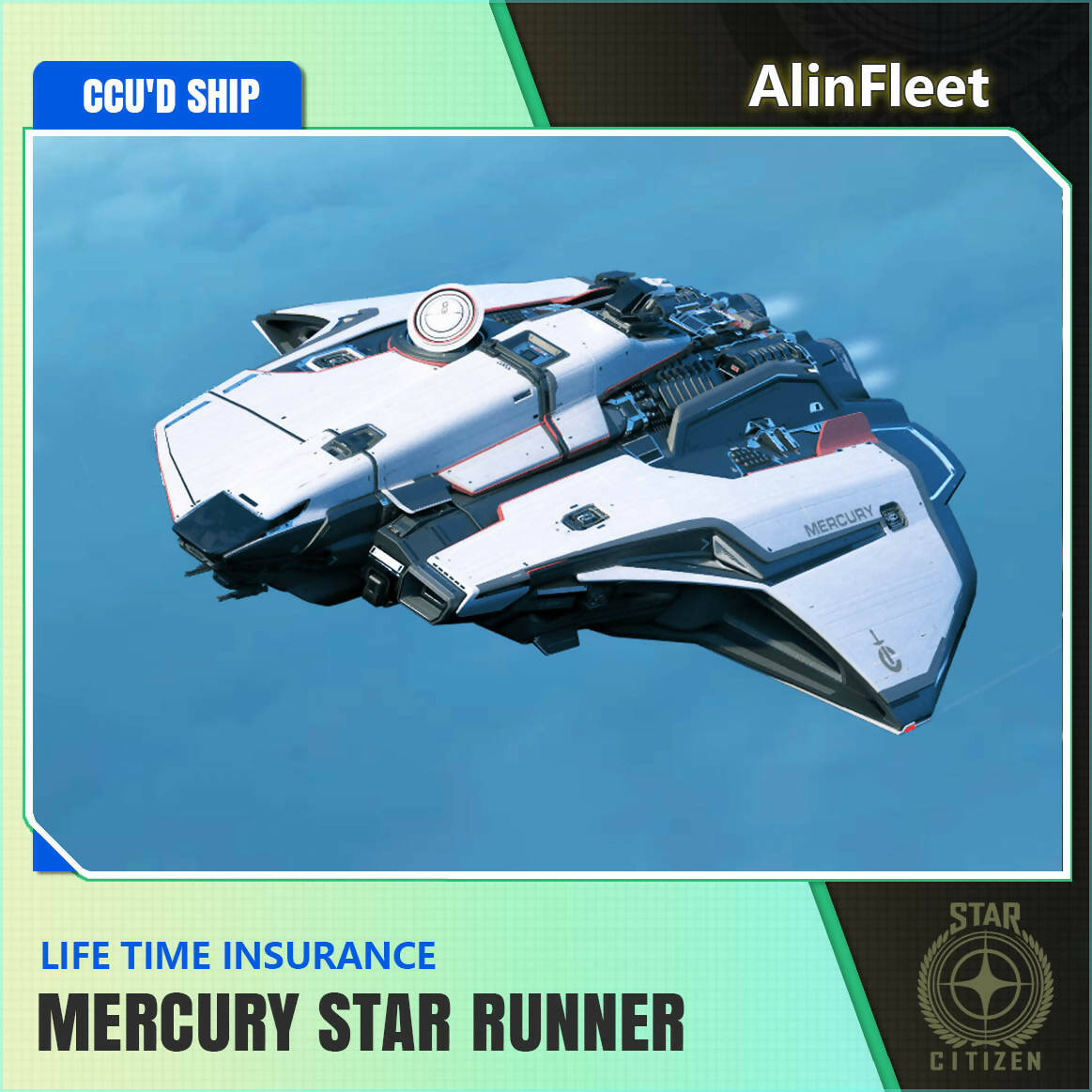 Space-Foundry.com: Mercury Star Runner - LTI Insurance - CCU'd Ship