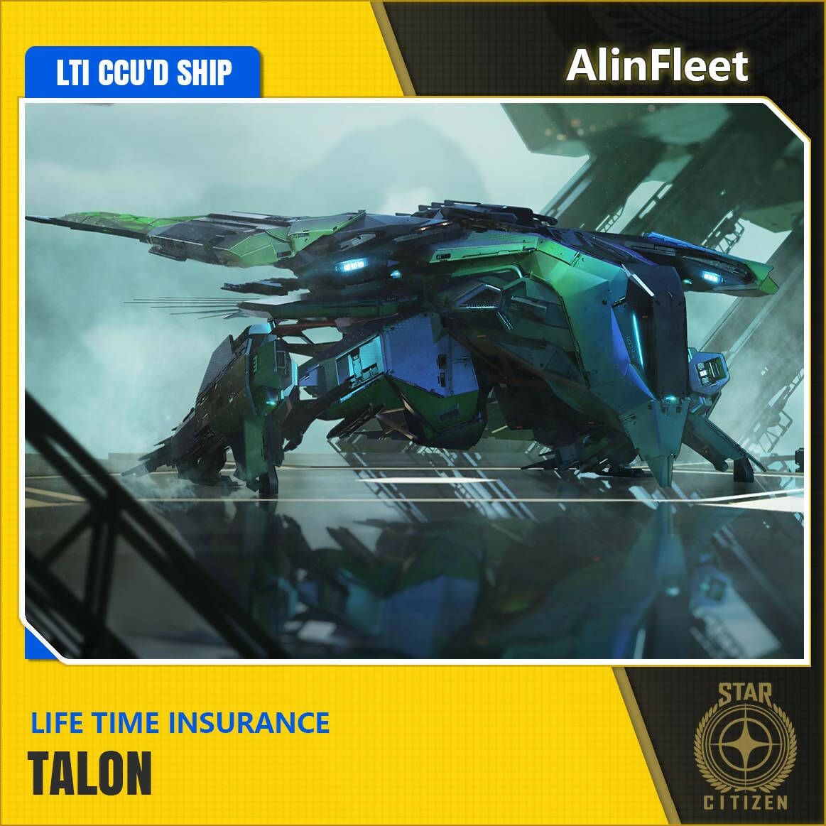 Space-Foundry.com: Esperia Talon - LTI Insurance - CCU'd Ship