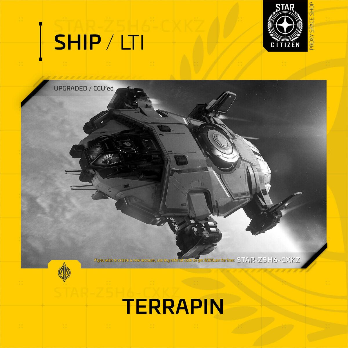 Space-Foundry.com: Anvil Terrapin - LTI - (Lifetime Insurance) - CCU'd