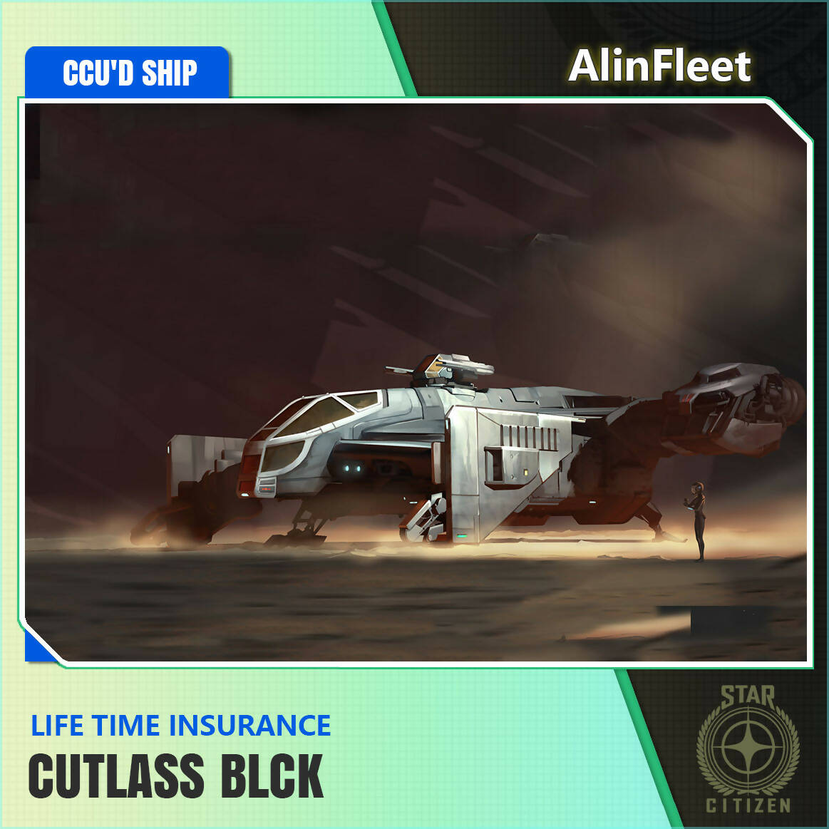 Space-Foundry.com: Cutlass Black - LTI Insurance - CCU'd Ship