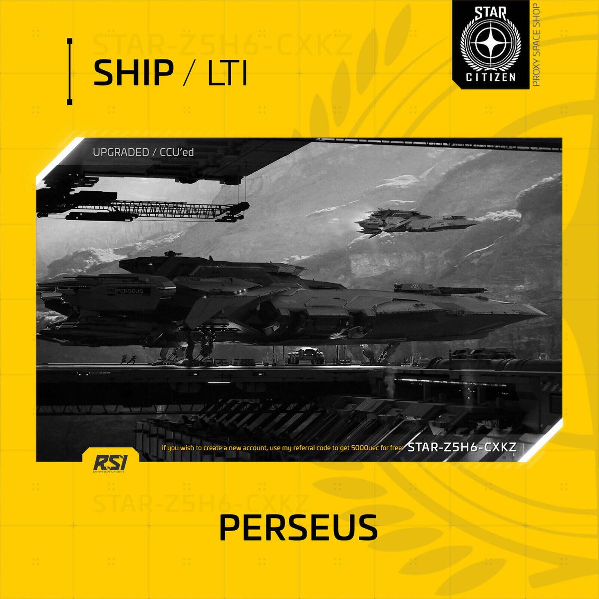 Space-Foundry.com: RSI Perseus - LTI - (Lifetime Insurance) - CCU'd