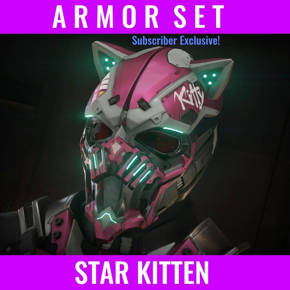 Space-Foundry.com: Armor Set - Star Kitten (Pink)