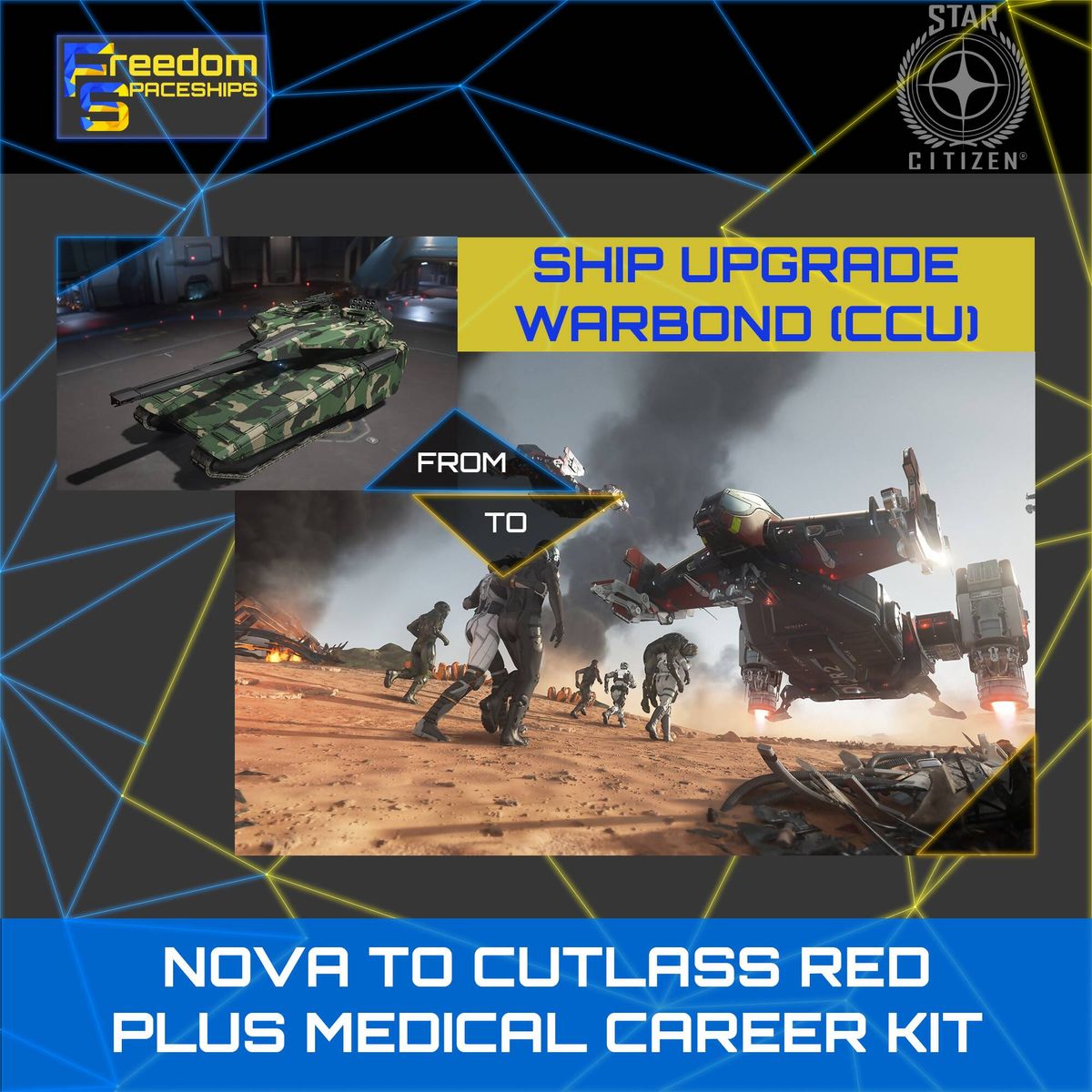 Space-Foundry.com: Upgrade - Nova to Cutlass Red plus Medical Career Kit
