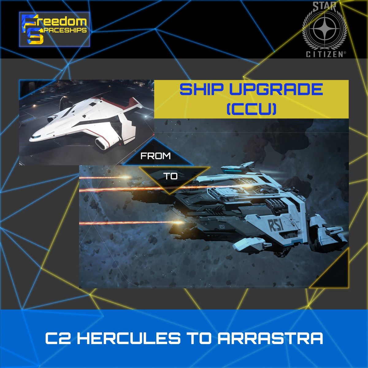 Space-Foundry.com: Upgrade - C2 Hercules to Arrastra