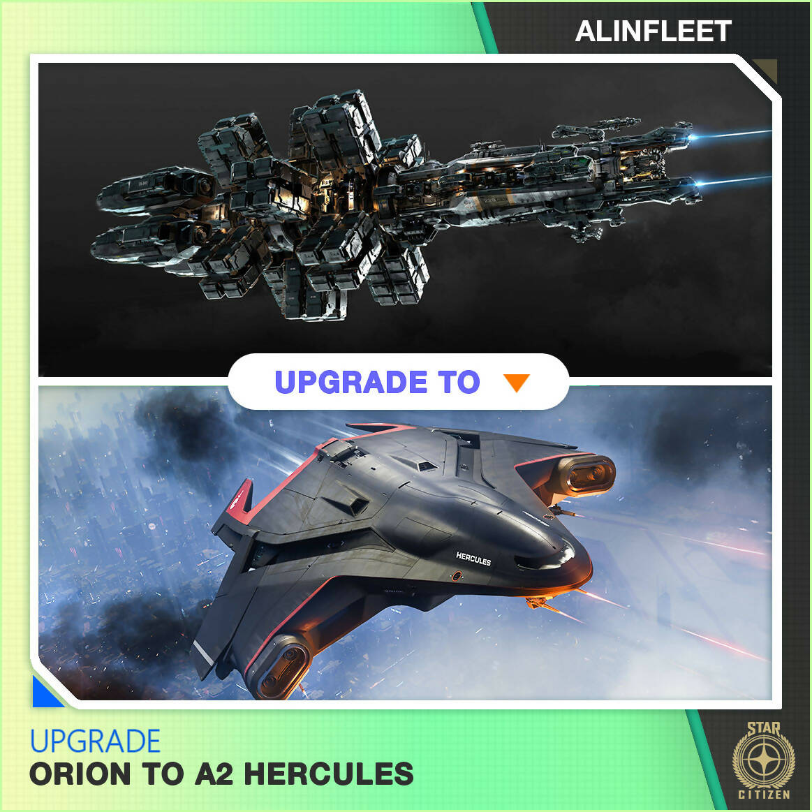 Space-Foundry.com: Upgrade - Orion to A2 Hercules