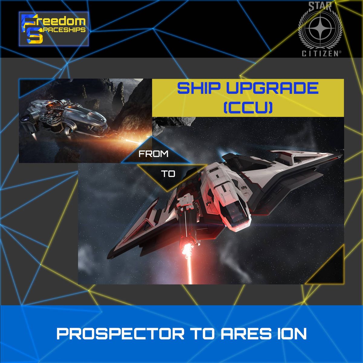 Space-Foundry.com: Upgrade - Prospector to Ares Ion
