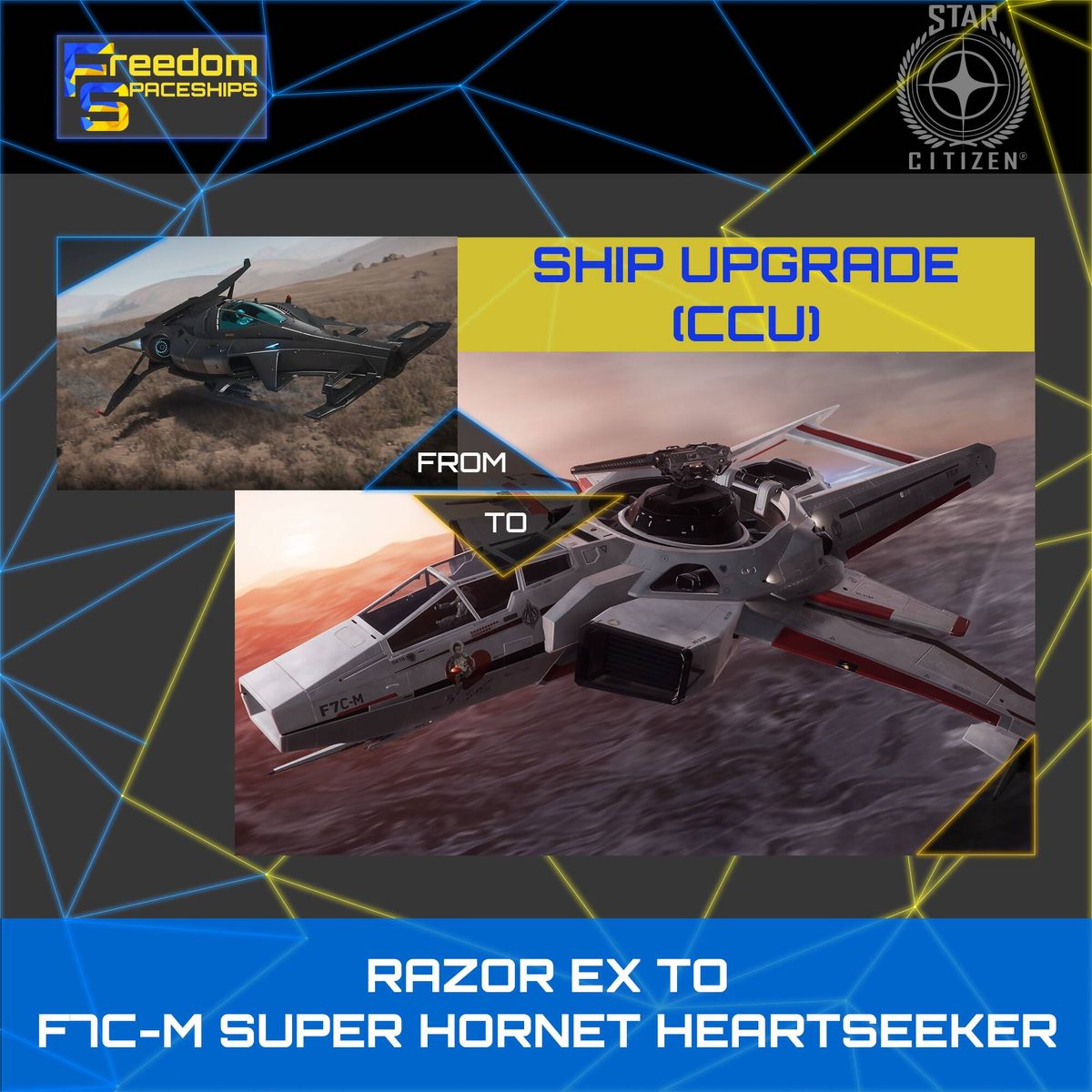 Space-Foundry.com: Upgrade - Razor EX to F7C-M Super Hornet Heartseeker