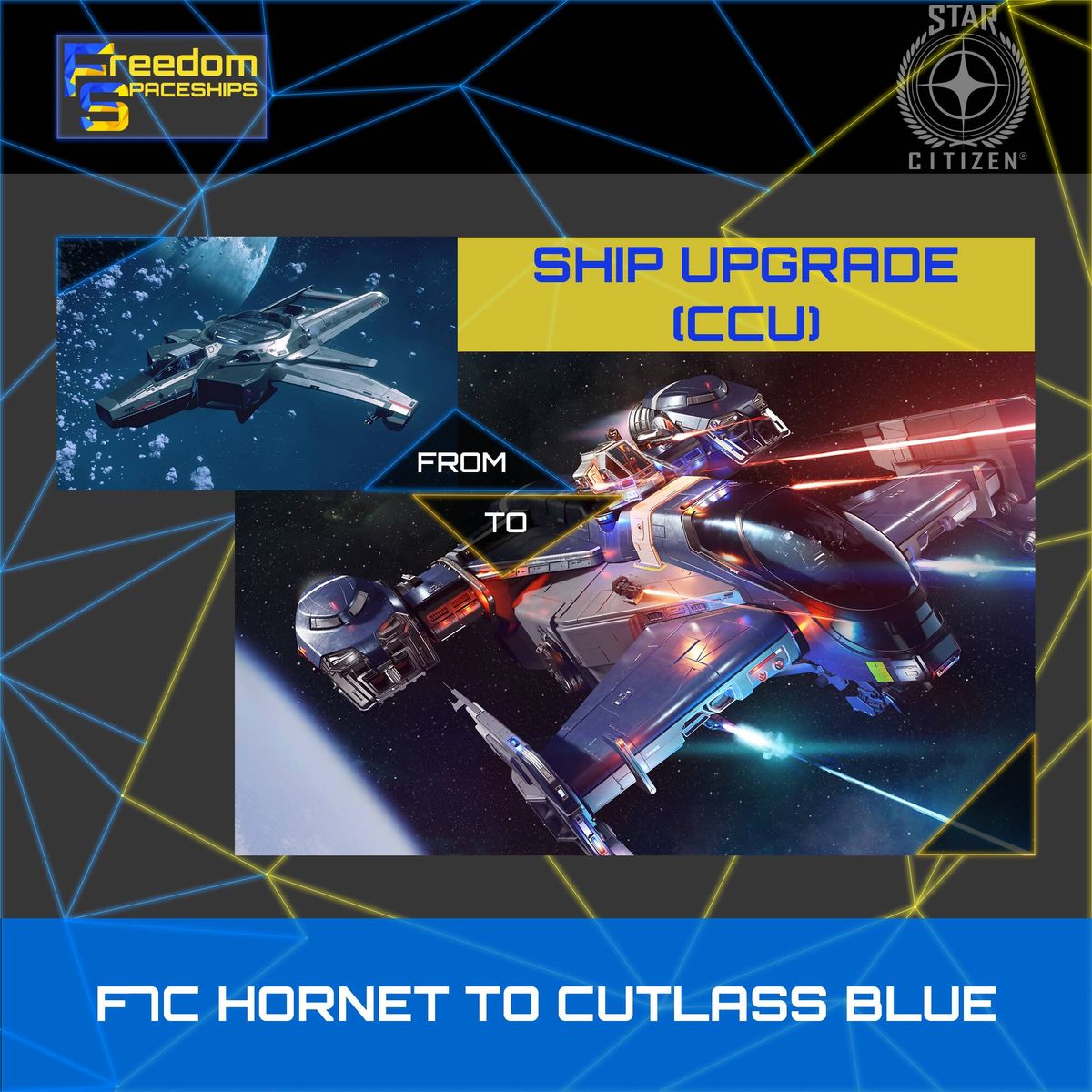 Space-Foundry.com: Upgrade - F7C Hornet to Cutlass Blue