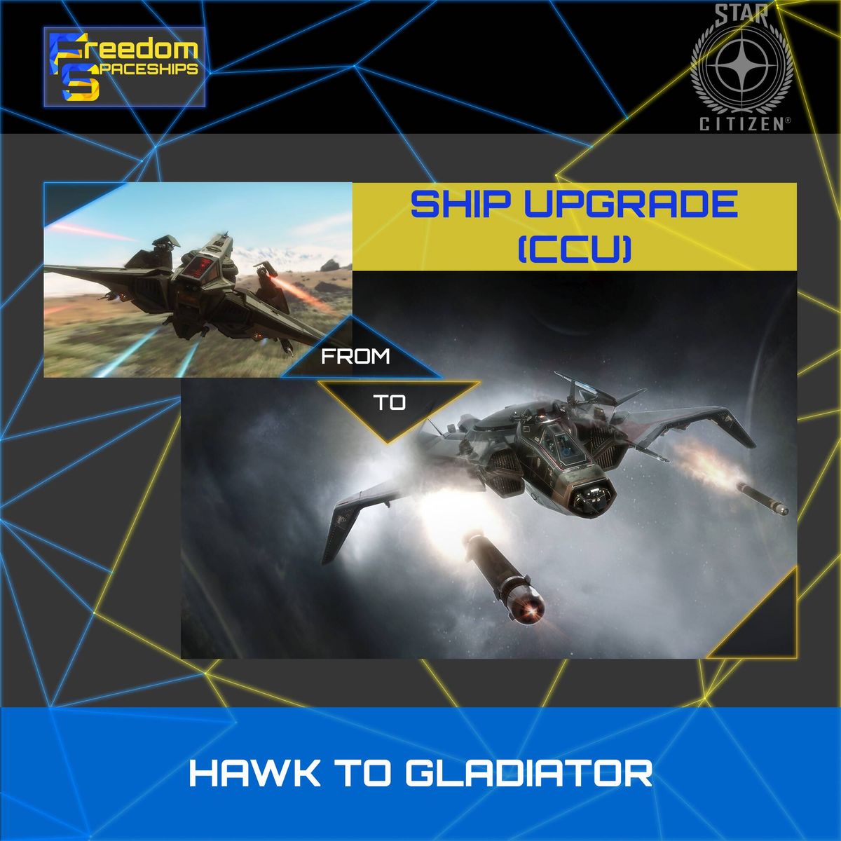 Space-Foundry.com: Upgrade - Hawk to Gladiator