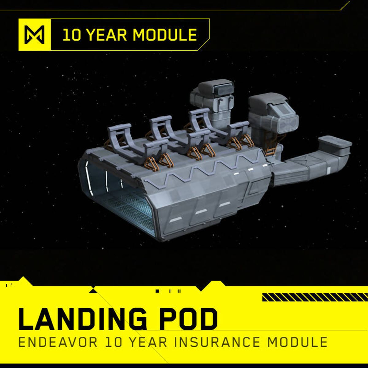 Space-Foundry.com: Endeavor Landing Pod - 10 Year