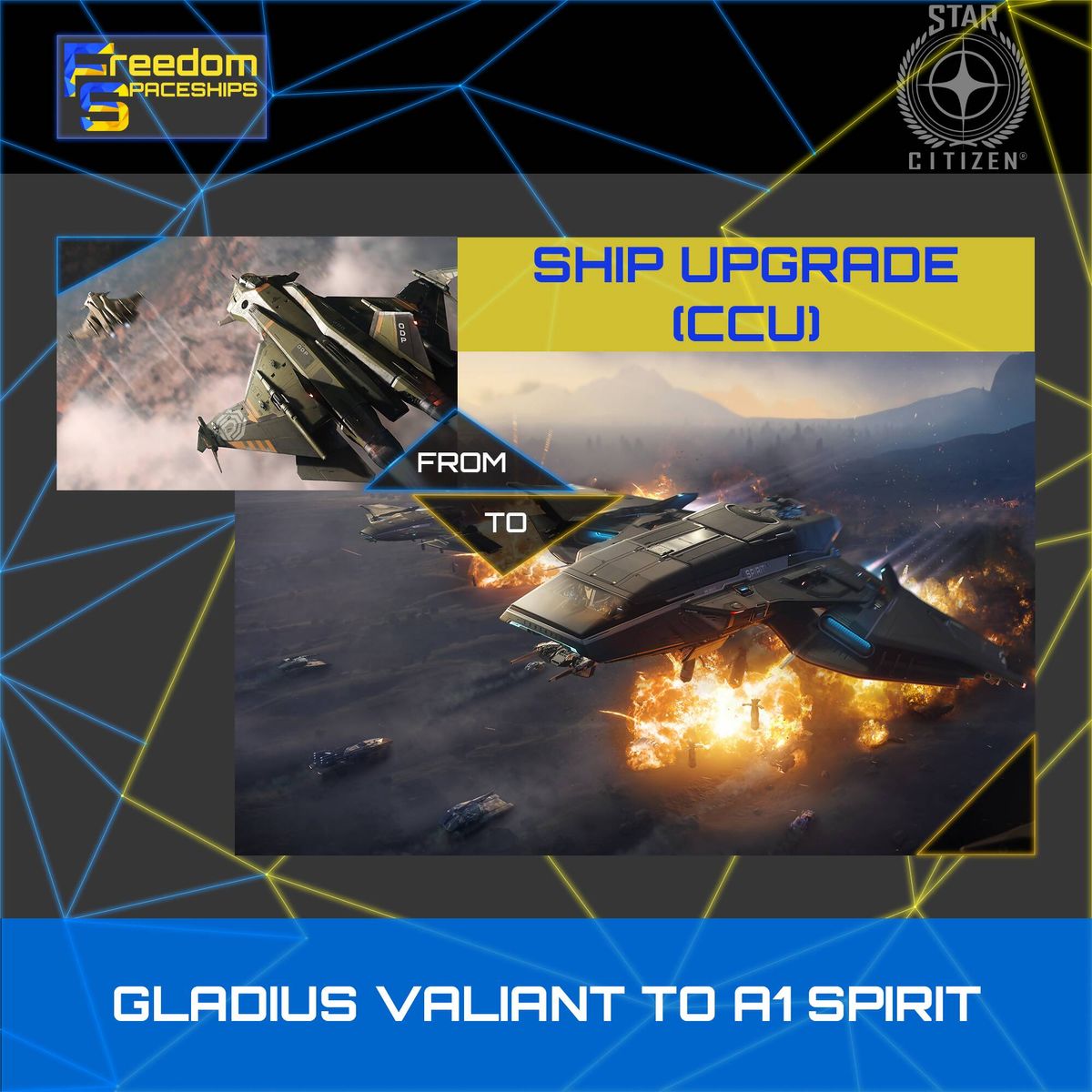 Space-Foundry.com: Upgrade - Gladius Valiant to A1 Spirit