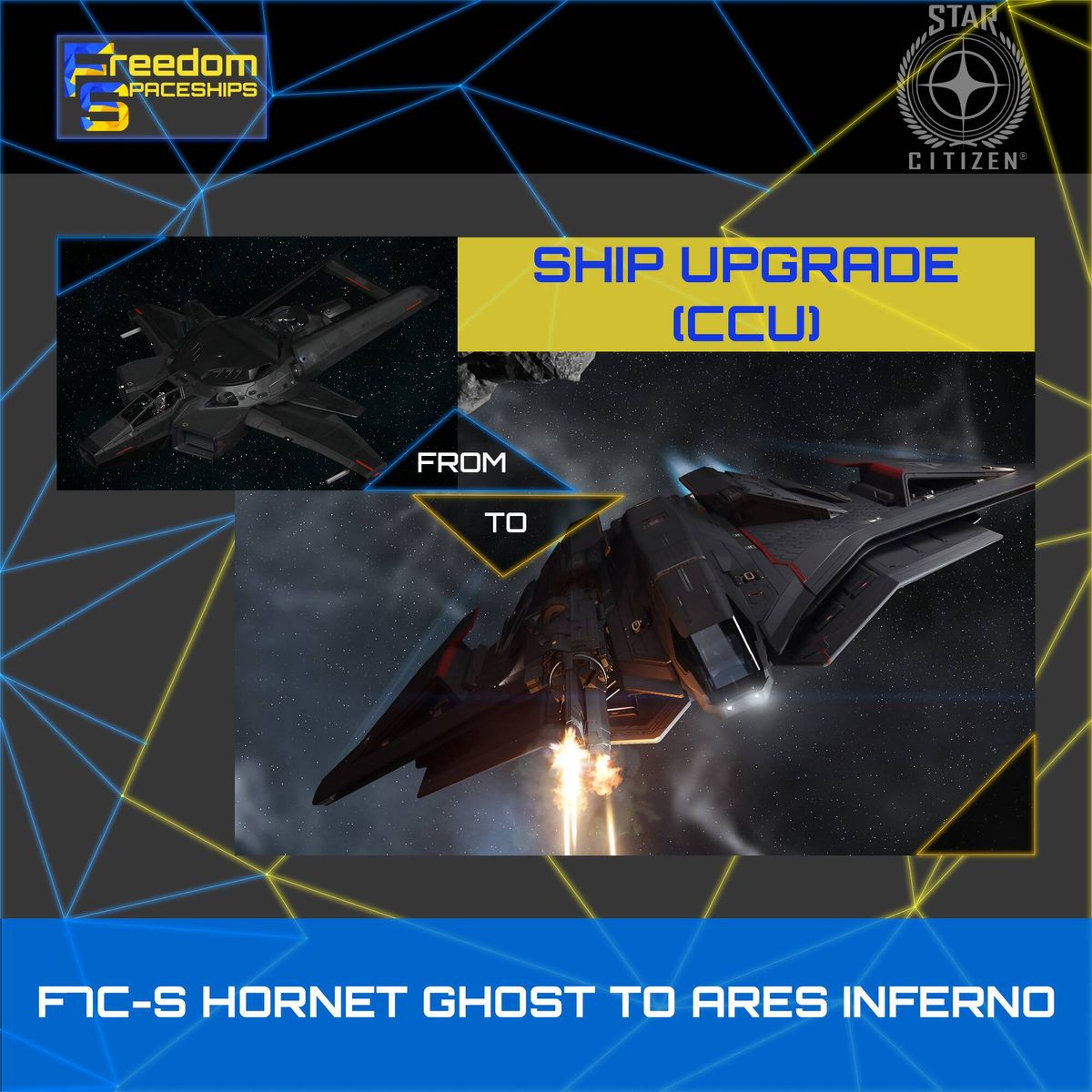 Space-Foundry.com: Upgrade - F7C-S Hornet Ghost to Ares Inferno