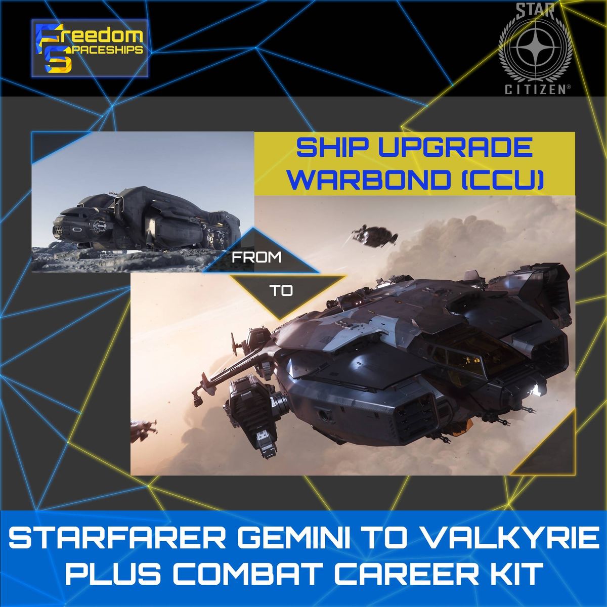 Space-Foundry.com: Upgrade - Starfarer Gemini to Valkyrie plus Combat ...