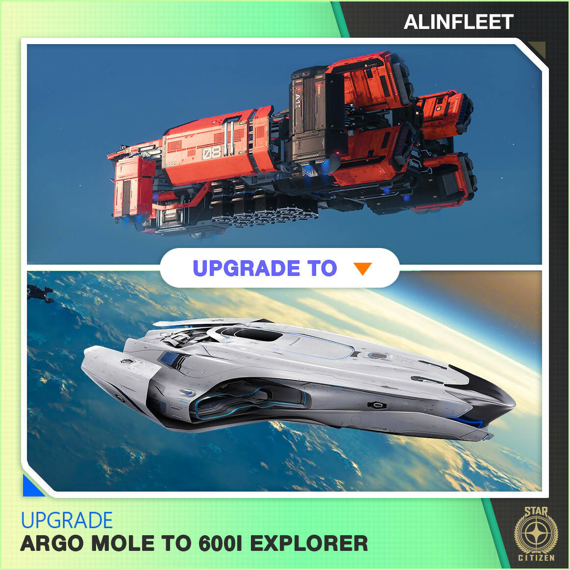 Space-Foundry.com: Upgrade - Argo Mole To 600i Explorer