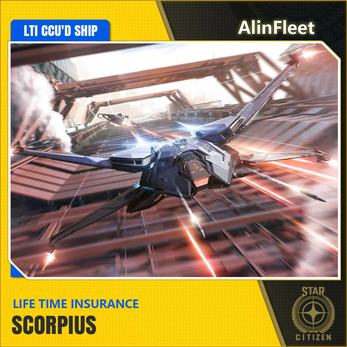Space-Foundry.com: Scorpius - LTI Insurance - CCU'd Ship