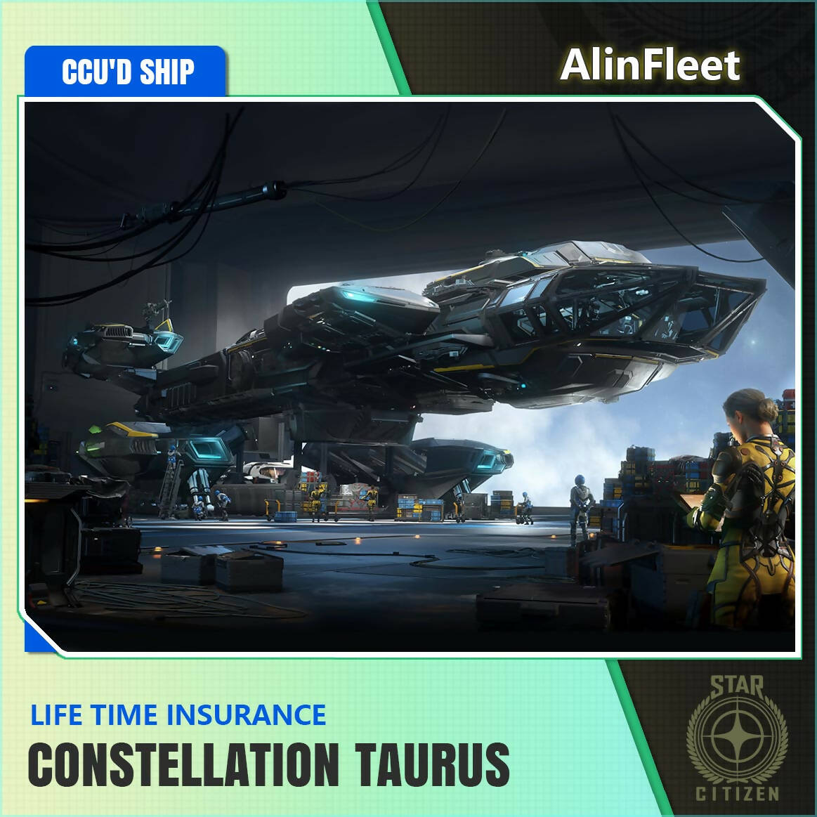 Space-Foundry.com: Constellation Taurus - LTI Insurance - CCU'd Ship