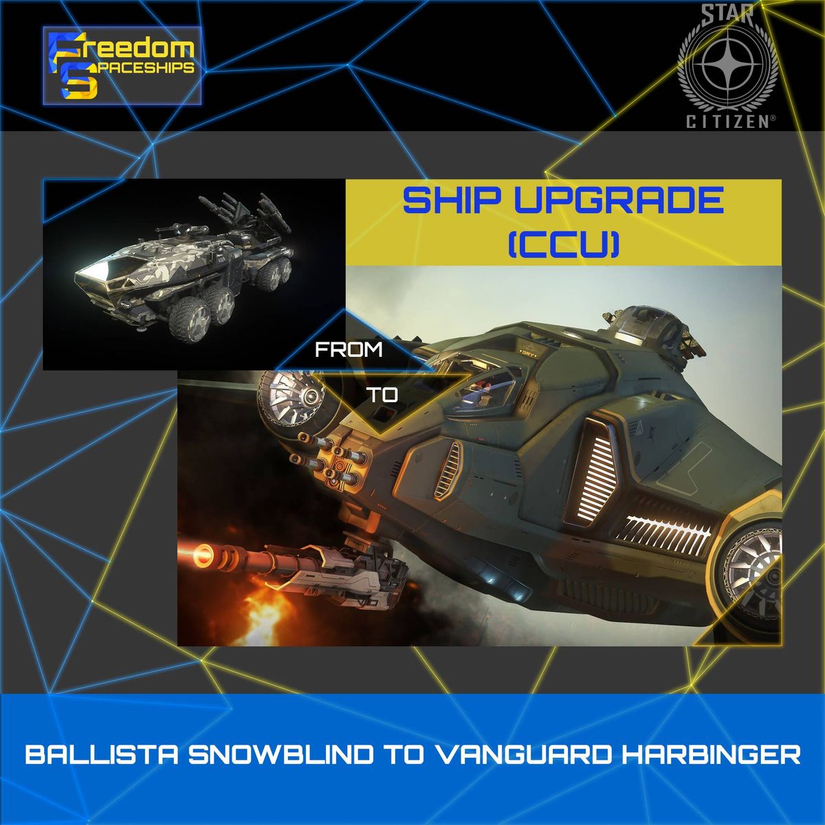 Space-Foundry.com: Upgrade - Ballista Snowblind to Vanguard Harbinger