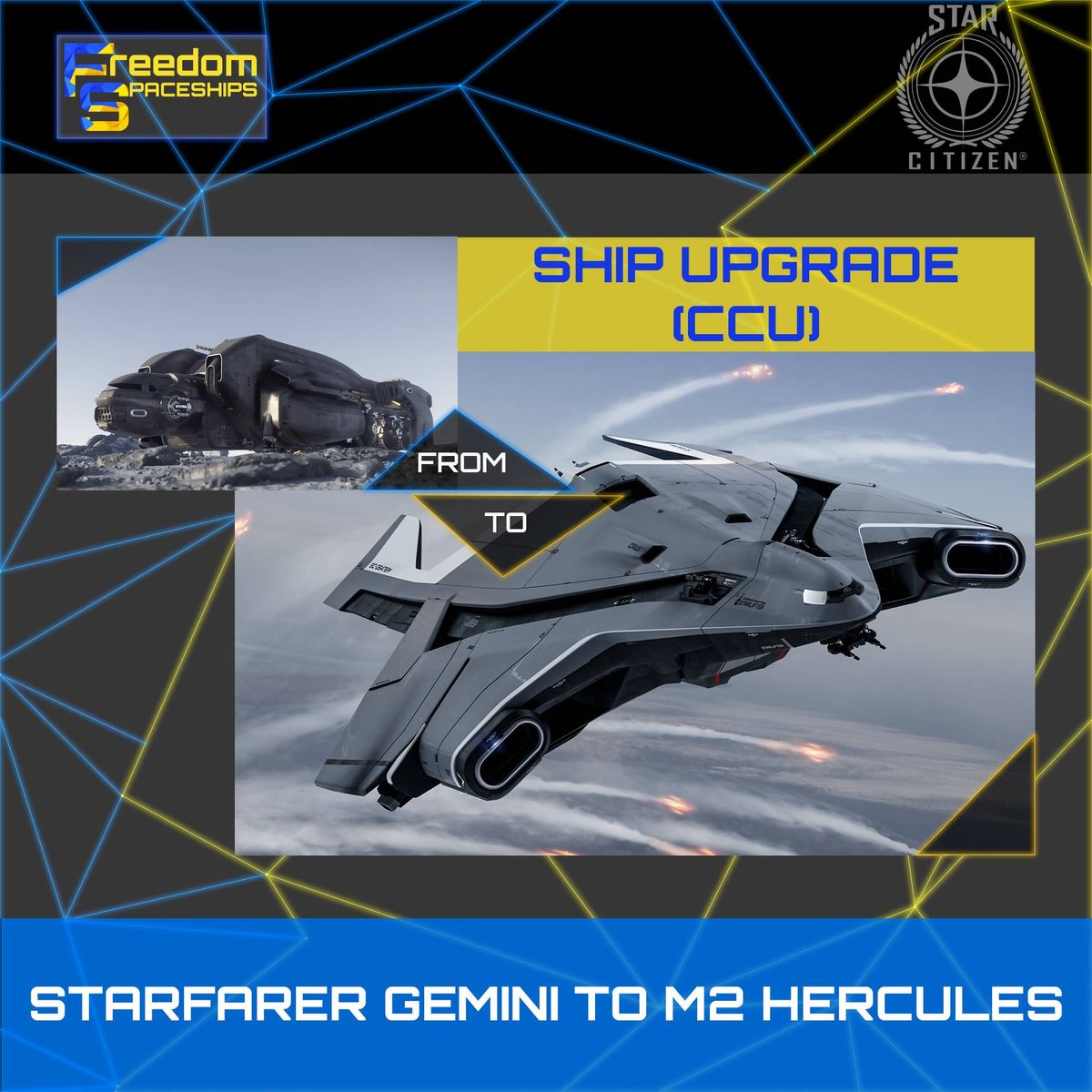 Space-Foundry.com: Upgrade - Starfarer Gemini to M2 Hercules