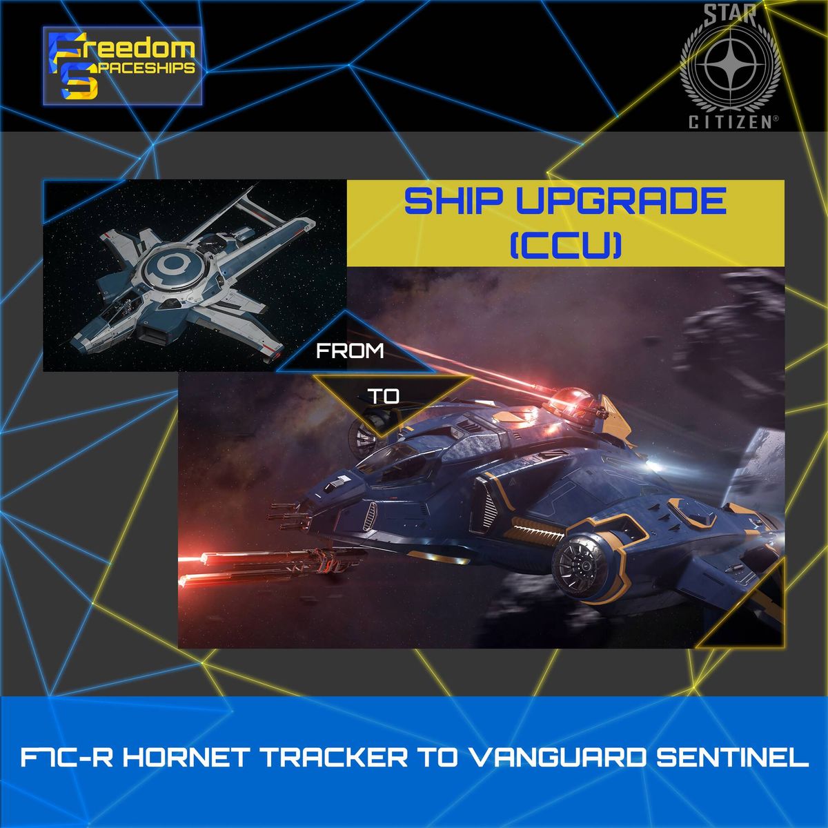 Space-Foundry.com: Upgrade - F7C-R Hornet Tracker to Vanguard Sentinel