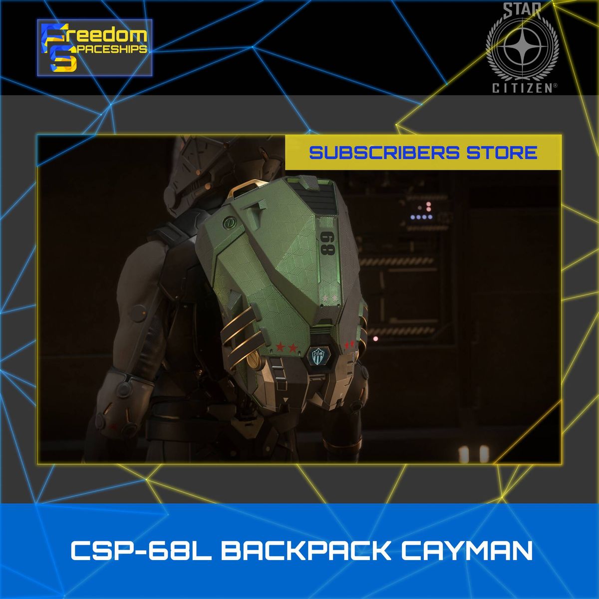 Space-Foundry.com: Subscribers Store - CSP-68L Backpack Cayman