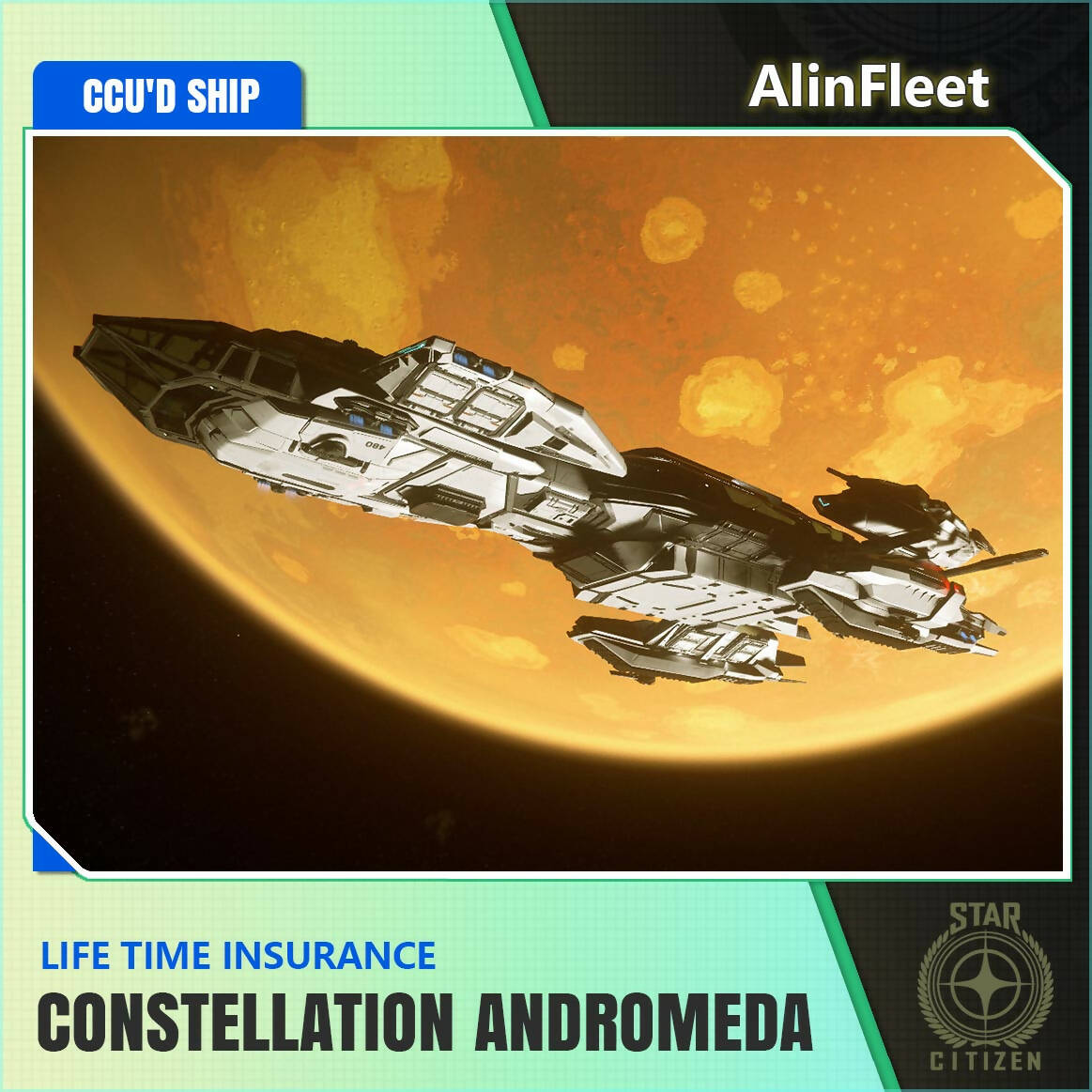 Space-Foundry.com: Constellation Andromeda - LTI Insurance - CCU'd Ship