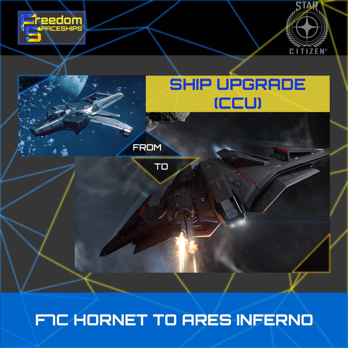 Space-Foundry.com: Upgrade - F7C Hornet to Ares Inferno