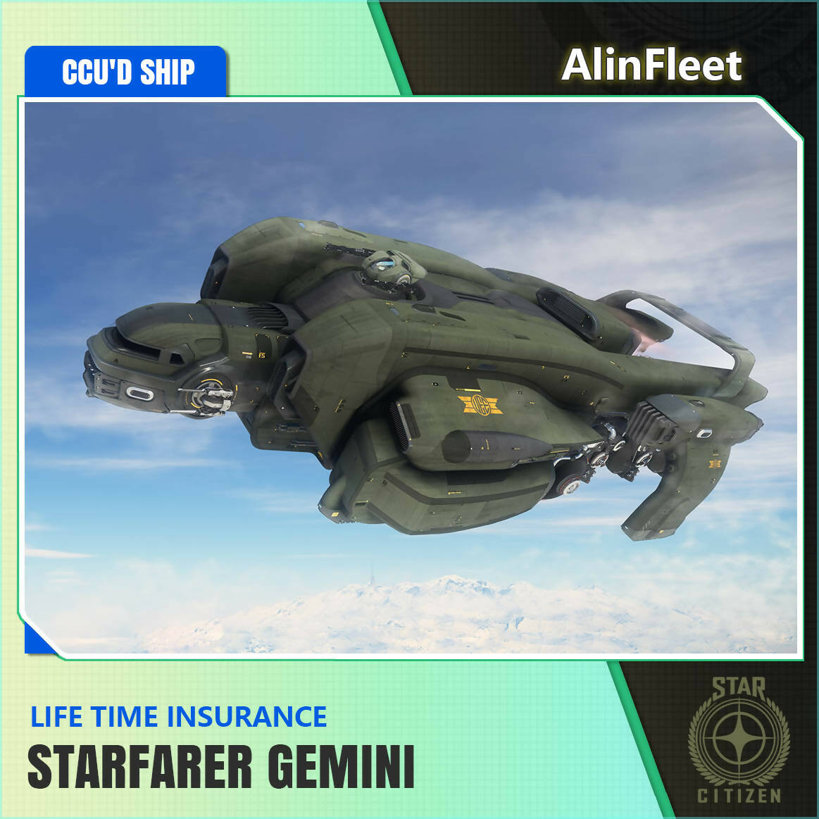 Space-Foundry.com: Starfarer Gemini - LTI Insurance - CCU'd Ship