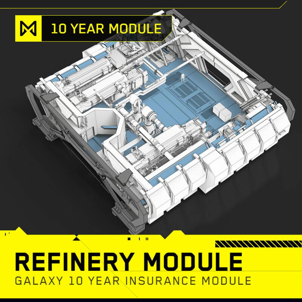Space-Foundry.com: Galaxy Refinery Module - 10 Year