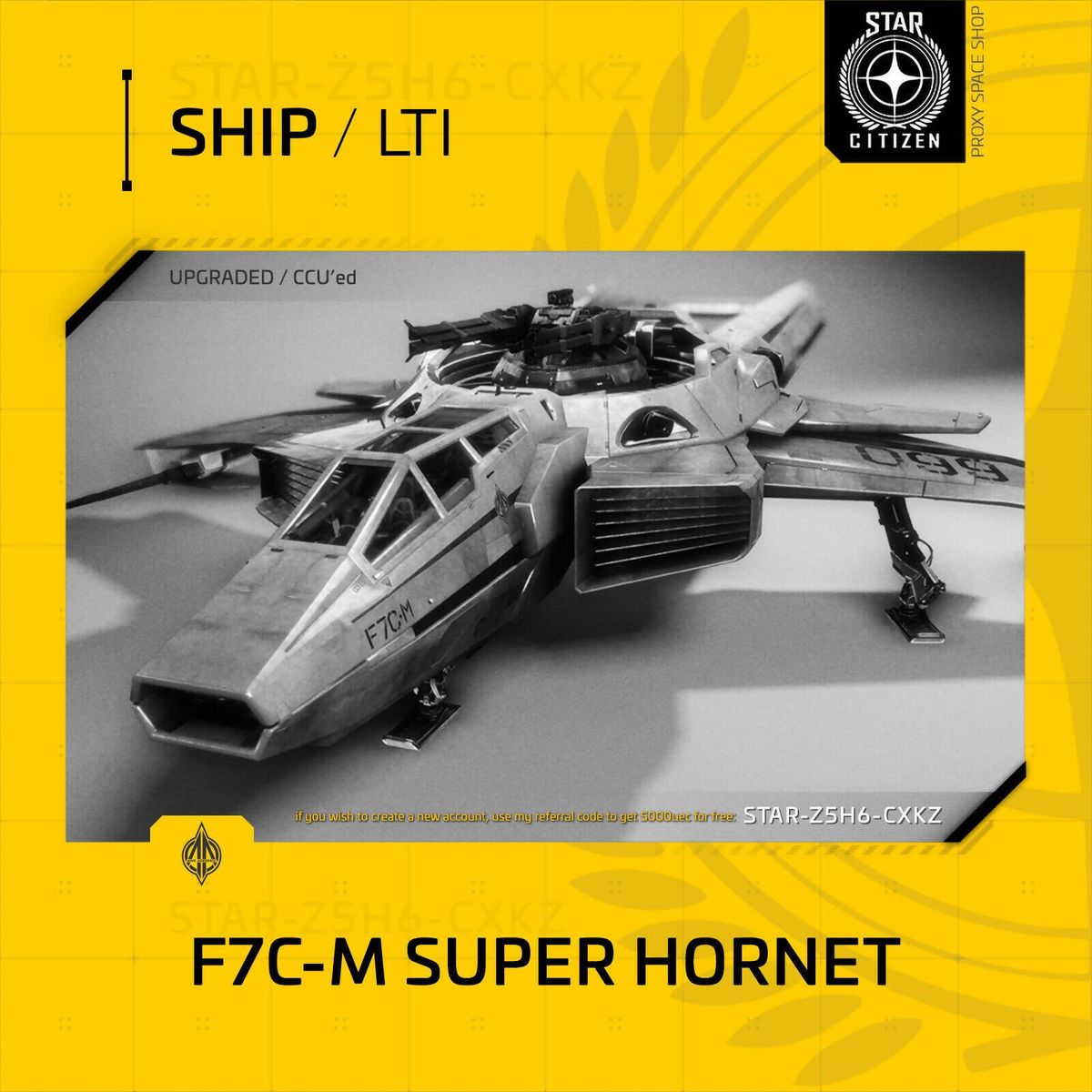 Space-Foundry.com: Anvil F7C-M Super Hornet - LTI - (Lifetime Insurance ...