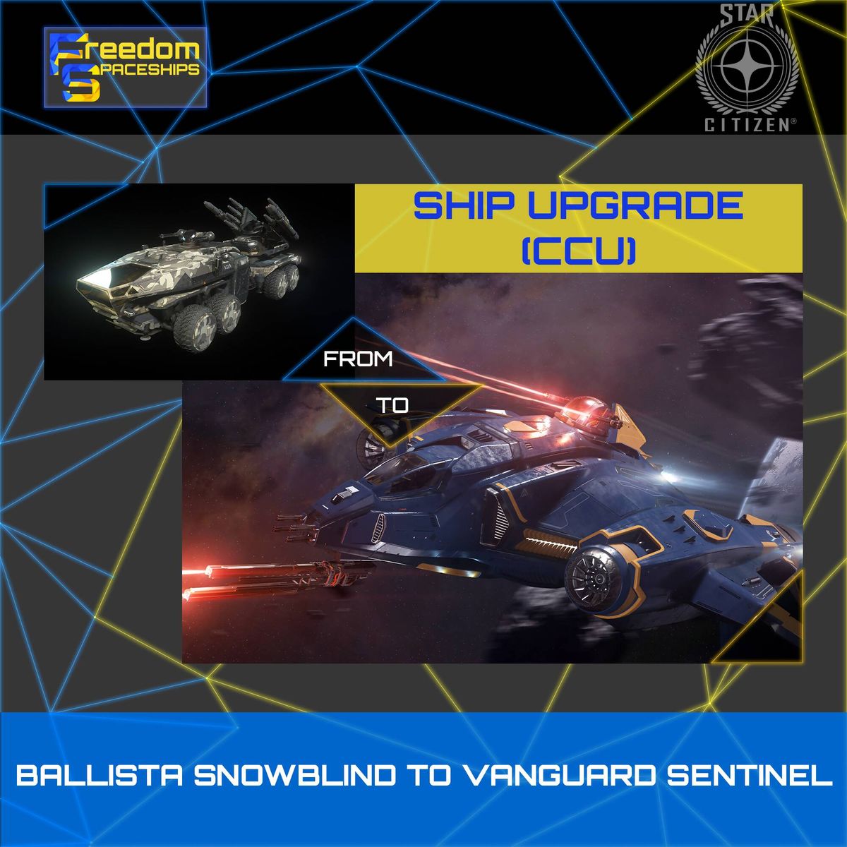 Space-Foundry.com: Upgrade - Ballista Snowblind to Vanguard Sentinel