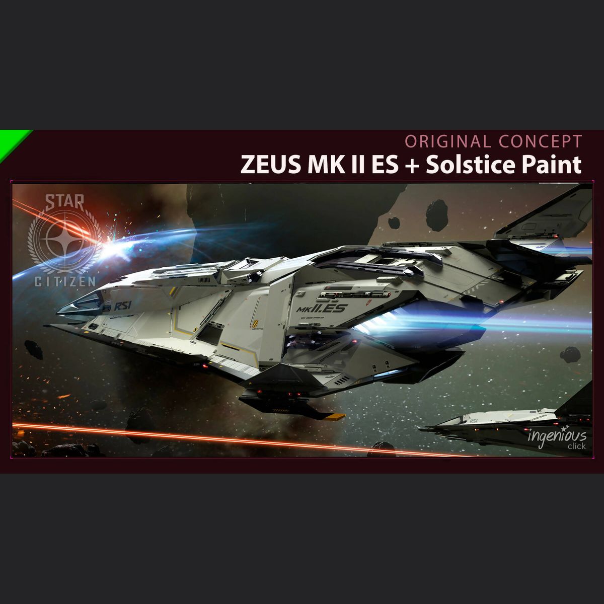 Space-Foundry.com: ZEUS MK II ES with Solstice Paint - Original Concept