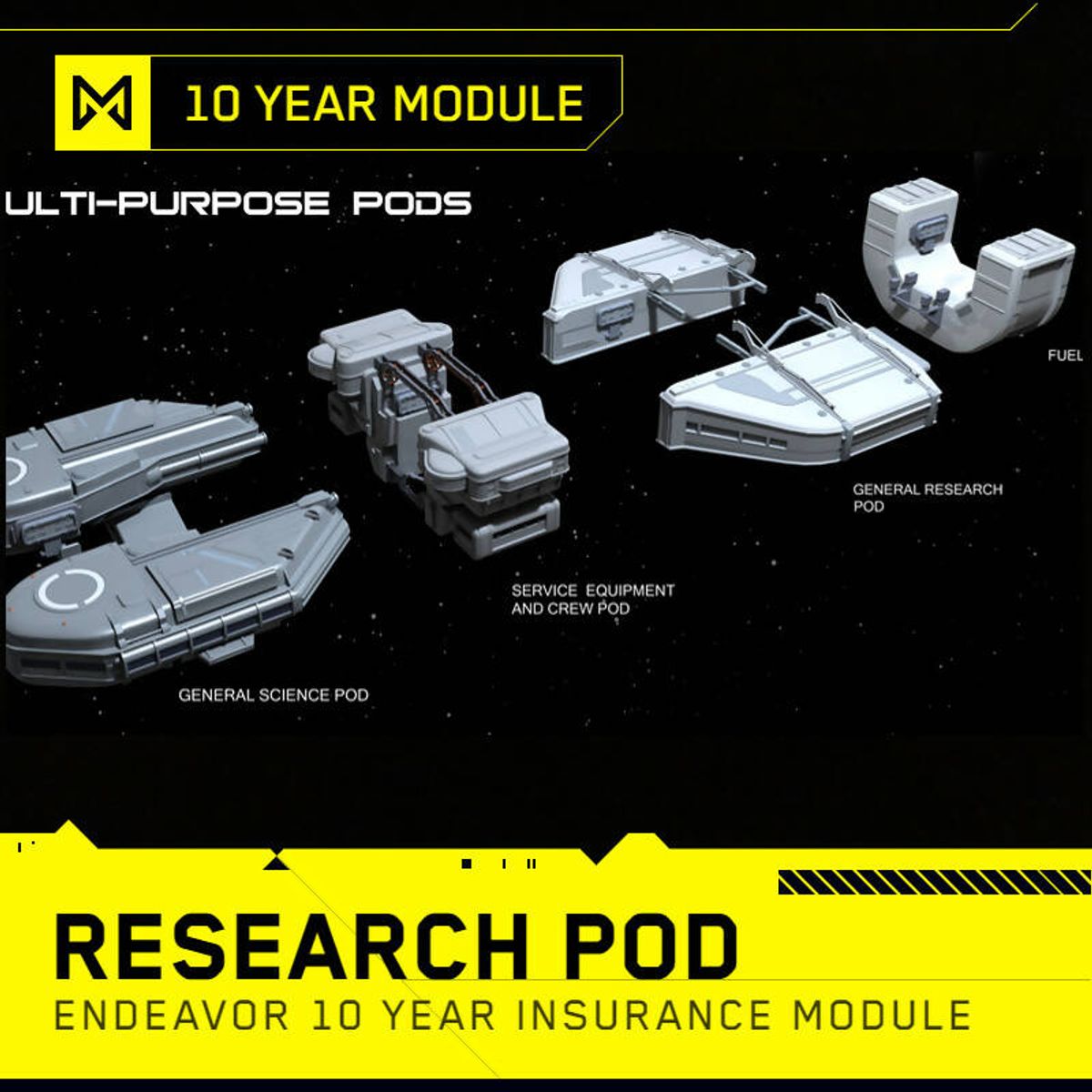 Space-Foundry.com: Endeavor Research Pod - 10 Year