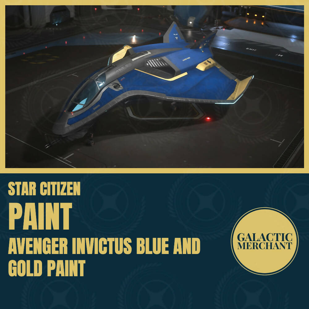 Space-Foundry.com: PAINT - Avenger Series - Invictus Blue and Gold Paint