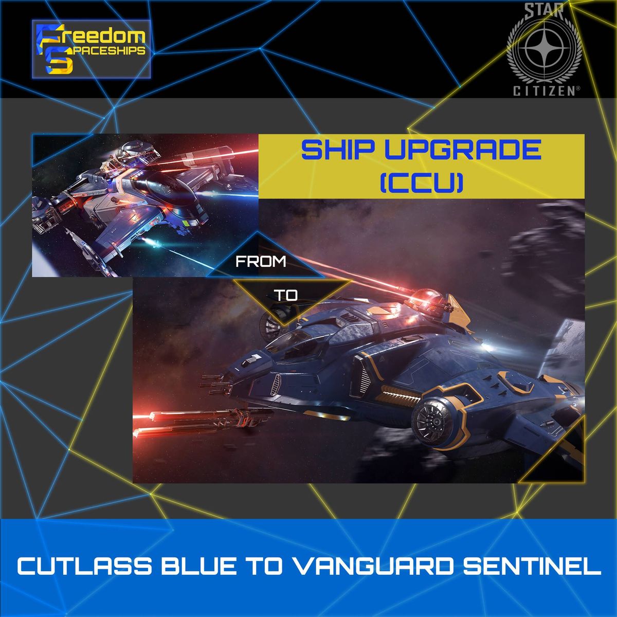 Space-Foundry.com: Upgrade - Cutlass Blue to Vanguard Sentinel